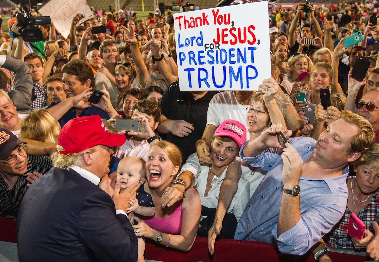 Rebel Noise · MAGA Is a Cult—And Its Golden Calf Wears Golf Shoes